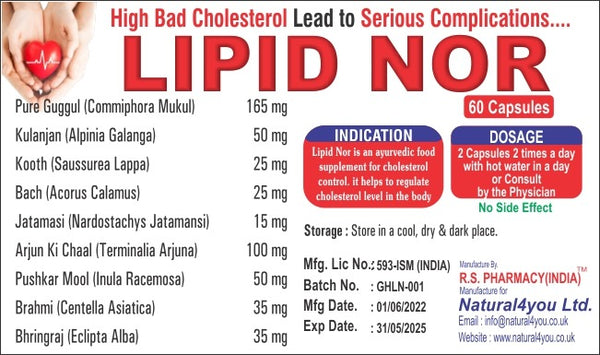 High Cholesterol Lipid Nor – Natural4You